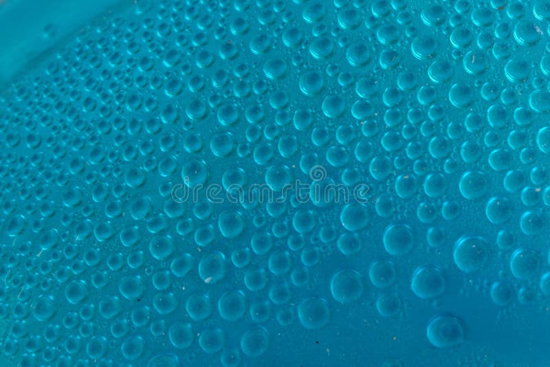 Blue Water Drops Background Stock Photo - Image of clear, reflection ...