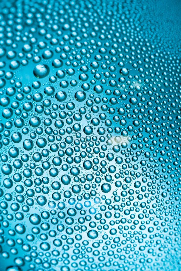 Blue water drops stock photo. Image of refreshment, diffuse - 50135158