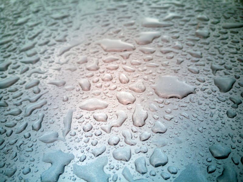 Blue water drops stock photo. Image of liquid, transparent - 163518822