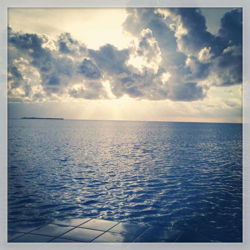 Florida Keys in Summer-blue Water Stock Image - Image of ripples, waves ...