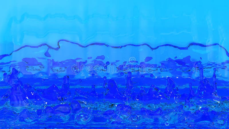 Blue Water Flowing Background, Advertising Product Promotion, 3D ...