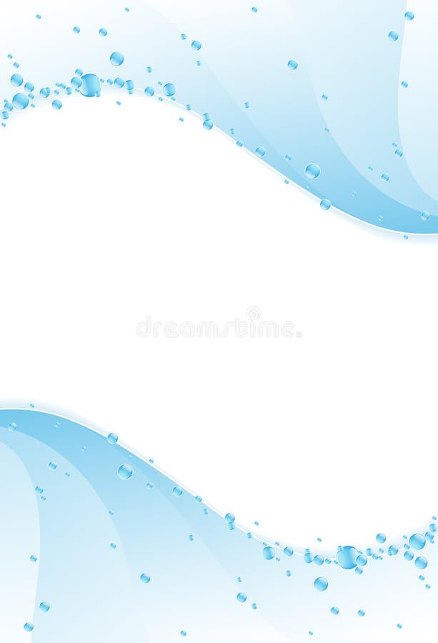 Water frame stock vector. Illustration of banner, froth - 13821477