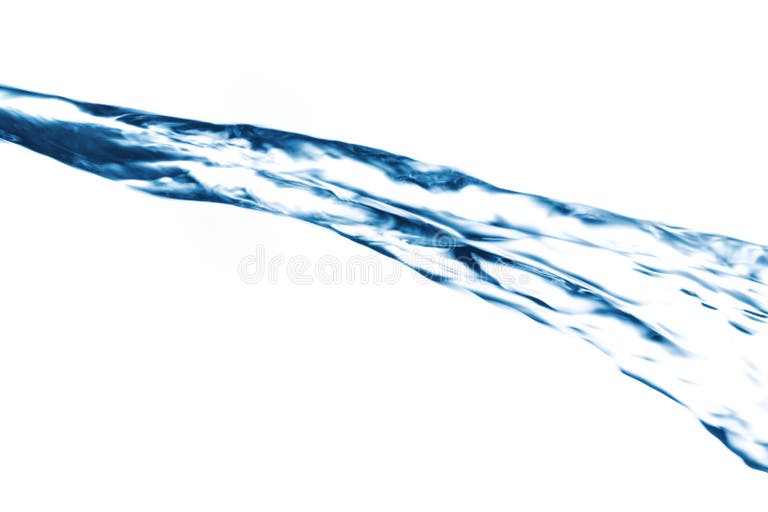 Blue water jet, splashing stock photo. Image of macro - 29958790