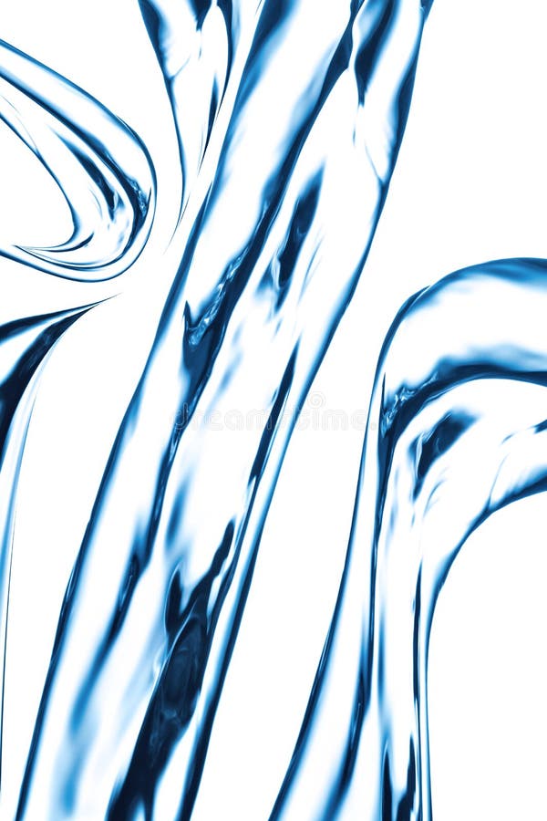 Blue water jet, splashing stock photo. Image of froth - 30671128