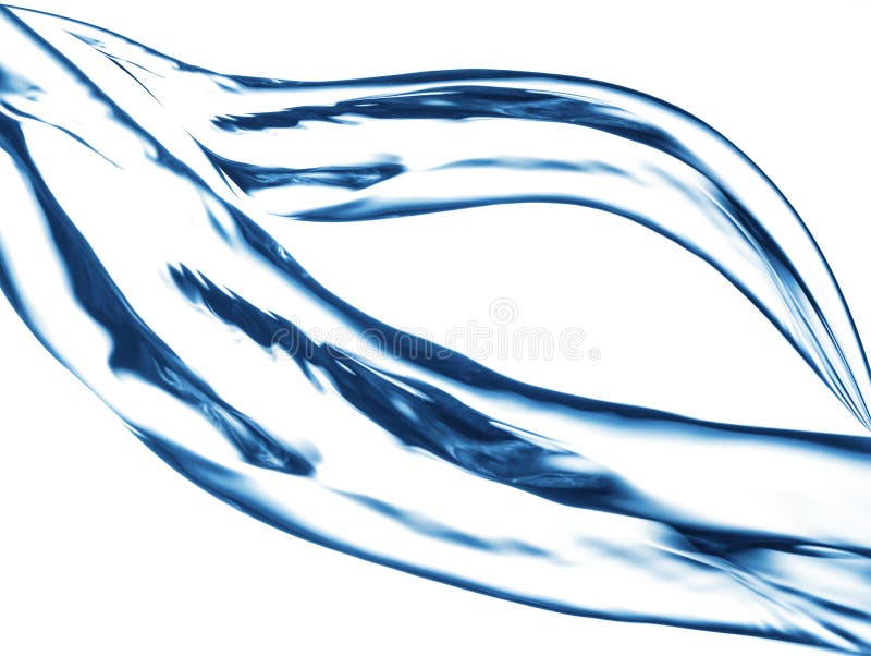 Blue water jet, splashing stock photo. Image of froth - 30671128