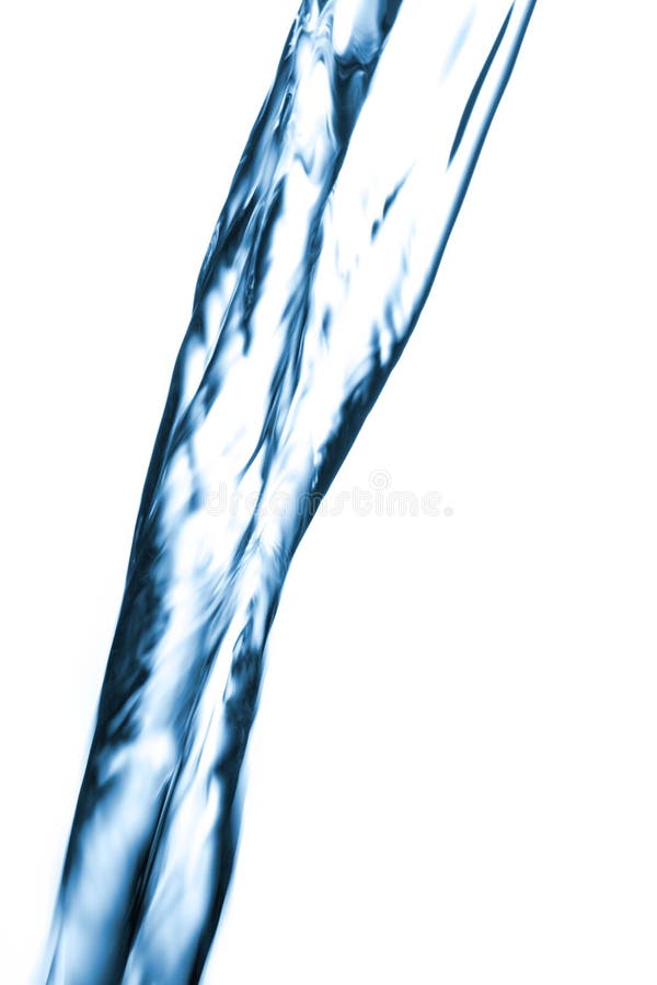 Blue water jet, splashing stock image. Image of movement - 31353441