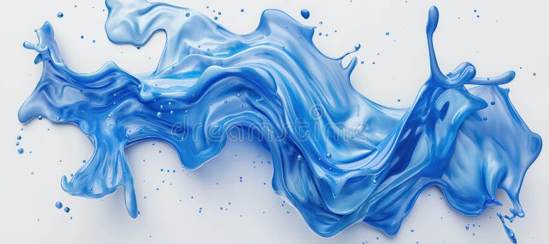 Blue Water Liquid Splash Wave Texture Background Stock Illustration ...