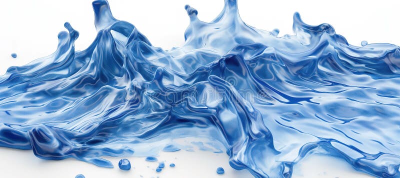 Blue Water Liquid Splash Wave Texture Background Stock Illustration ...