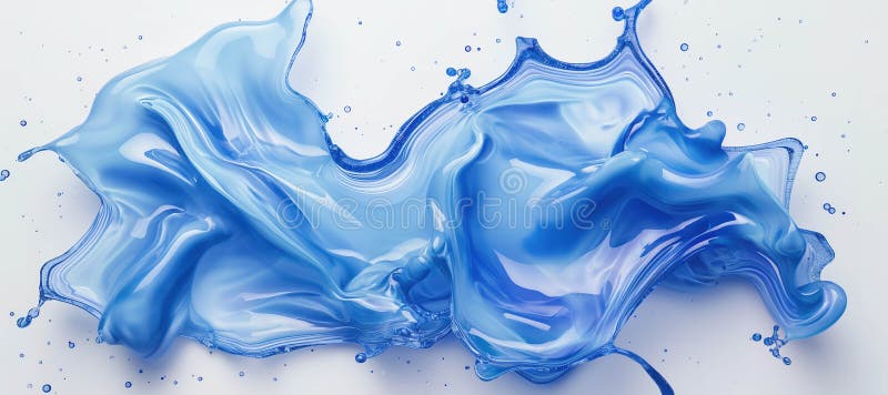 Blue Water Liquid Splash Wave Texture Background Stock Illustration ...