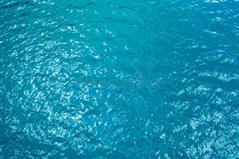 Blue Sea Water Texture Calm and Peaceful Background Top View Stock ...