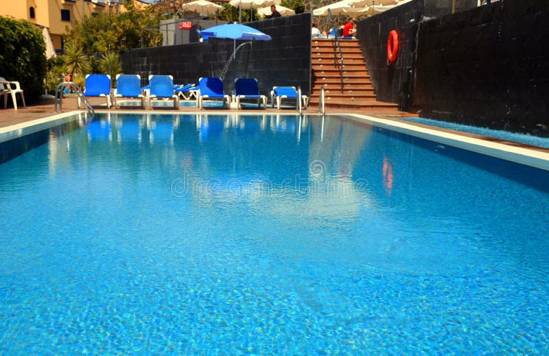 Blue water pool stock image. Image of nature, water, travel - 2260225