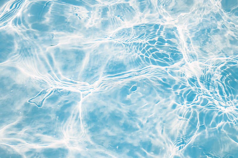 Blue Water in the Pool in the Sun Close Up Stock Photo - Image of ...