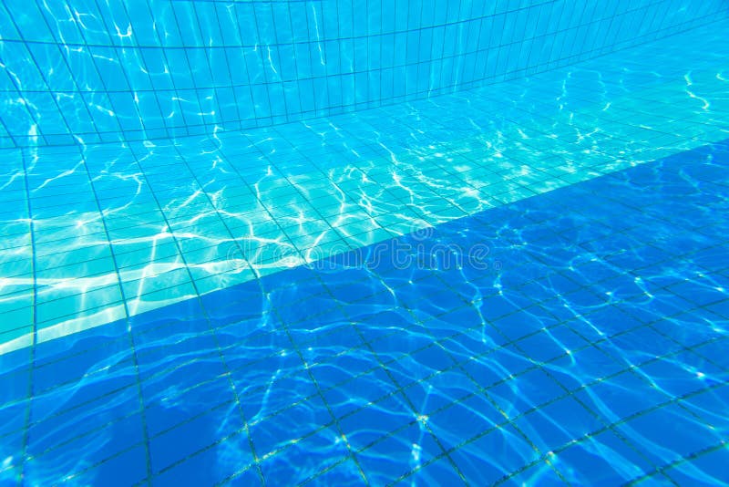 Blue water in a pool stock image. Image of refreshing - 42761983