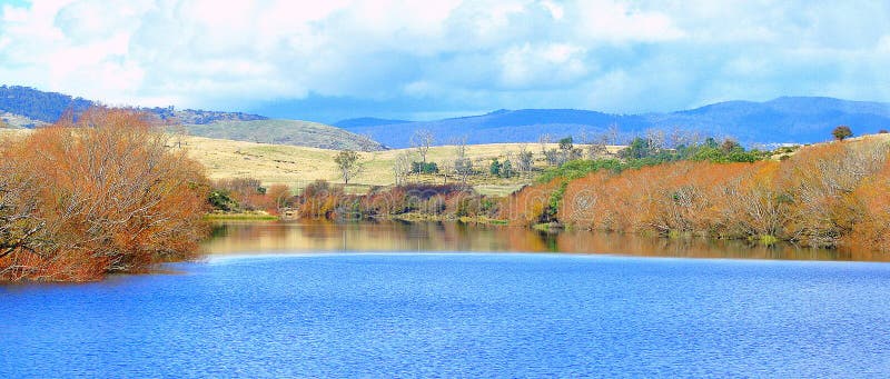 Blue Water and Pretty Scenery Stock Image - Image of interesting ...