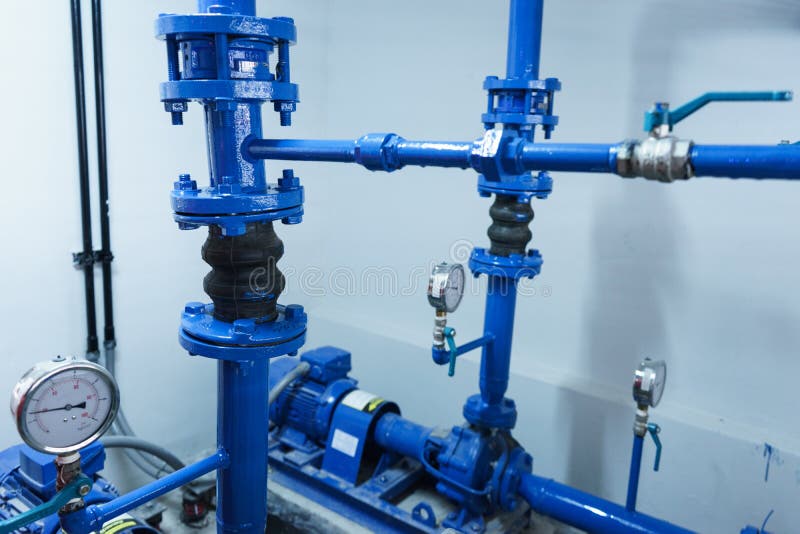 Blue Water pump stock photo. Image of energy, household - 102929000