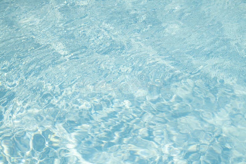 Blue Water Reflection. Blue Pool Waves. Swimming Pool. Water Surface ...