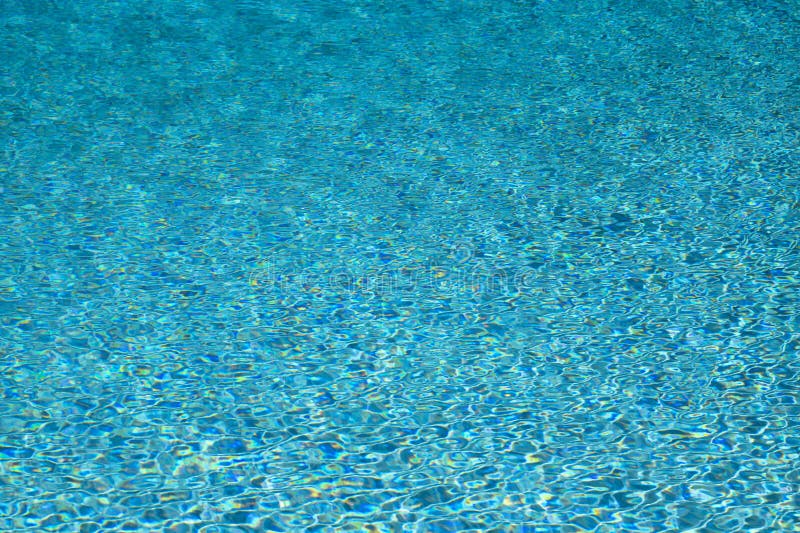 Blue Water Reflection. Blue Pool Waves. Swimming Pool. Water Surface ...