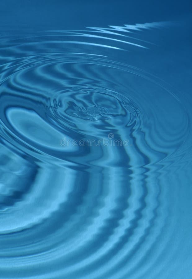 Blue Water Ripple Abstract Background Effect Stock Image - Image of ...