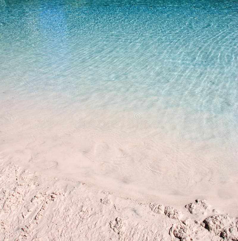 Blue Water Ripples Sandy Beach Stock Image - Image of pure, summer: 2473029