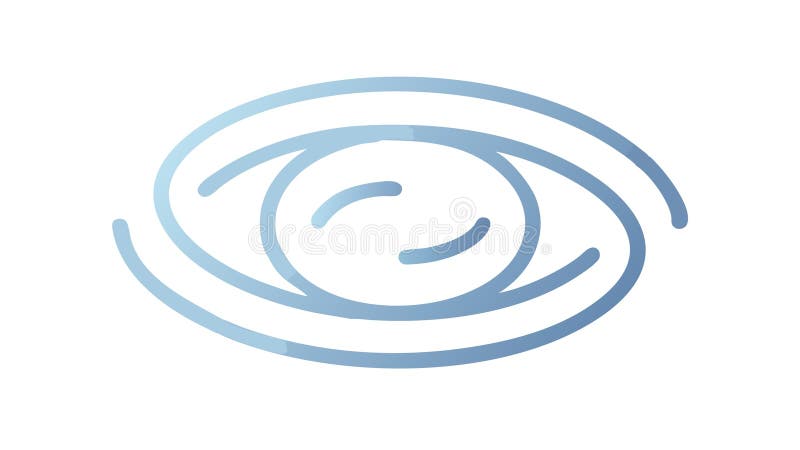 Blue Water Ripples or Waves Icon Nature Liquid Graphic , Vector Design ...