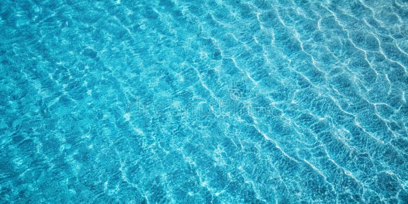 Blue Water Seamless Pattern Repeated Background of Sea Lagoon Top View ...