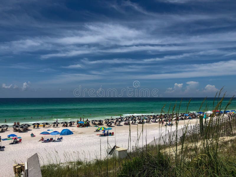 Blue Water and Blue Sky at Blue Mountain Beach Editorial Stock Image ...