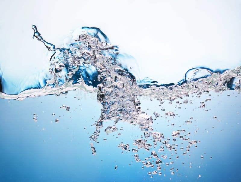 Blue water splash stock image. Image of clean, blue, designing - 10879543