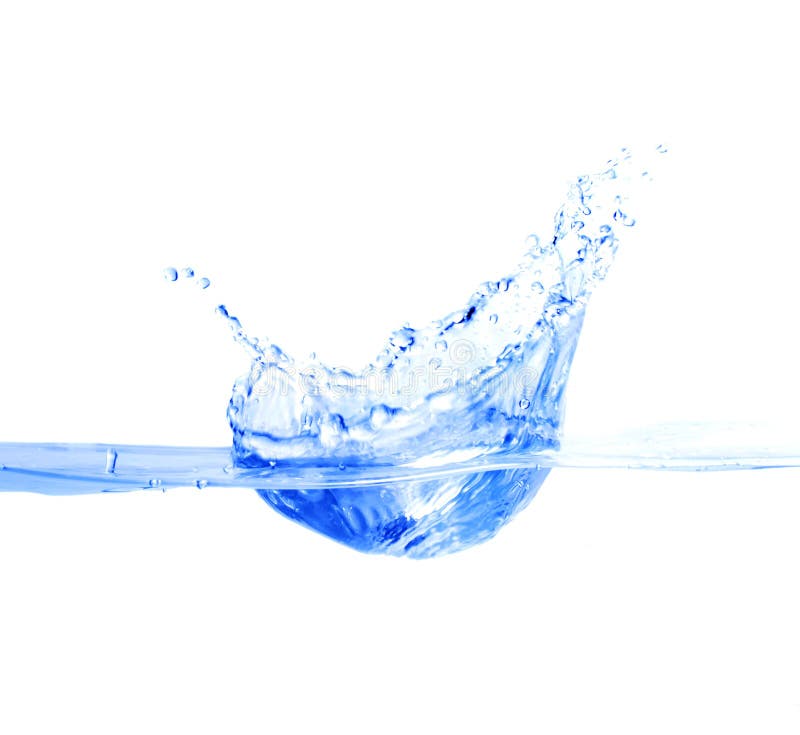 Blue Water Splash stock image. Image of blow, flowing - 1938239