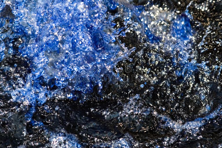 Blue water splash stock photo. Image of design, gooey - 2256450