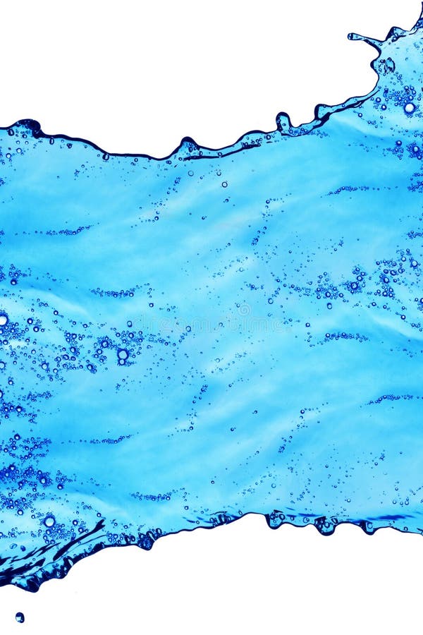 Blue water splash stock image. Image of drops, background - 6297461