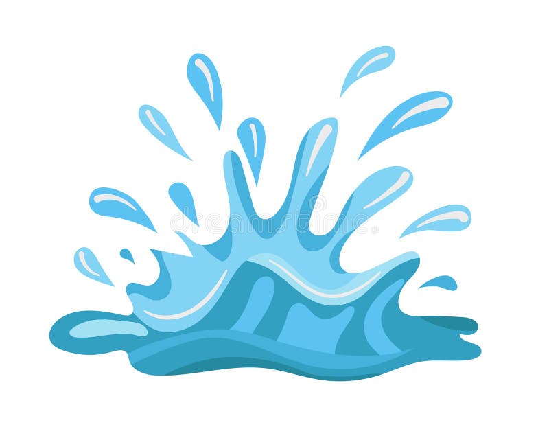 Splashy Water Effect Stock Illustrations – 196 Splashy Water Effect ...