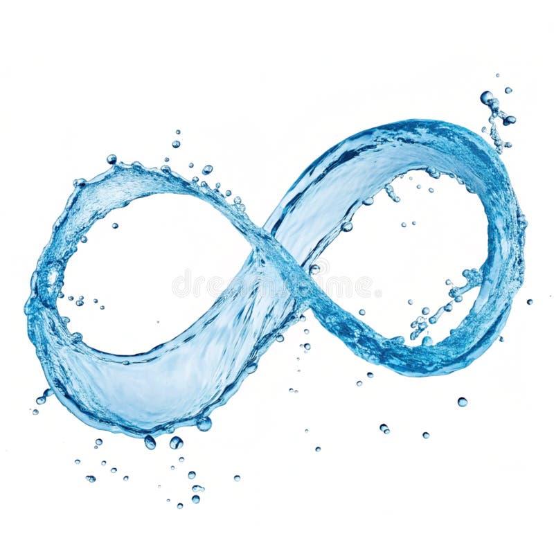 PSD Infinity Shape Isolated on Transparent Background Stock ...