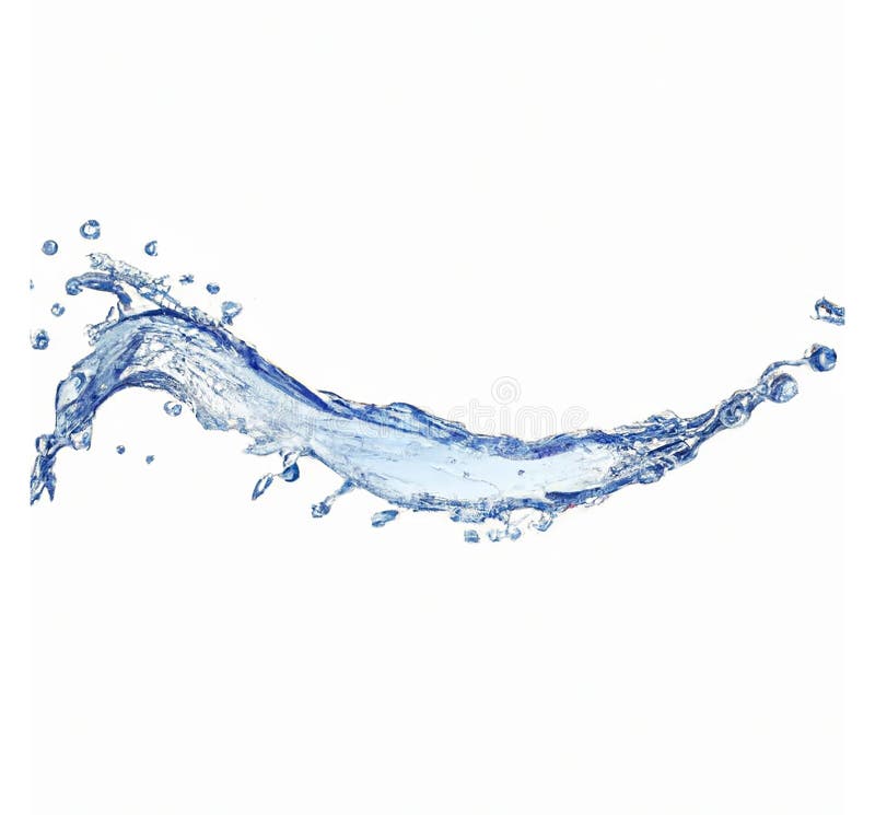 Blue water splash isolated stock image. Image of blue - 258757461