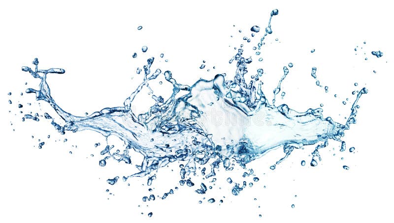 Blue water splash isolated stock image. Image of isolated - 38772235