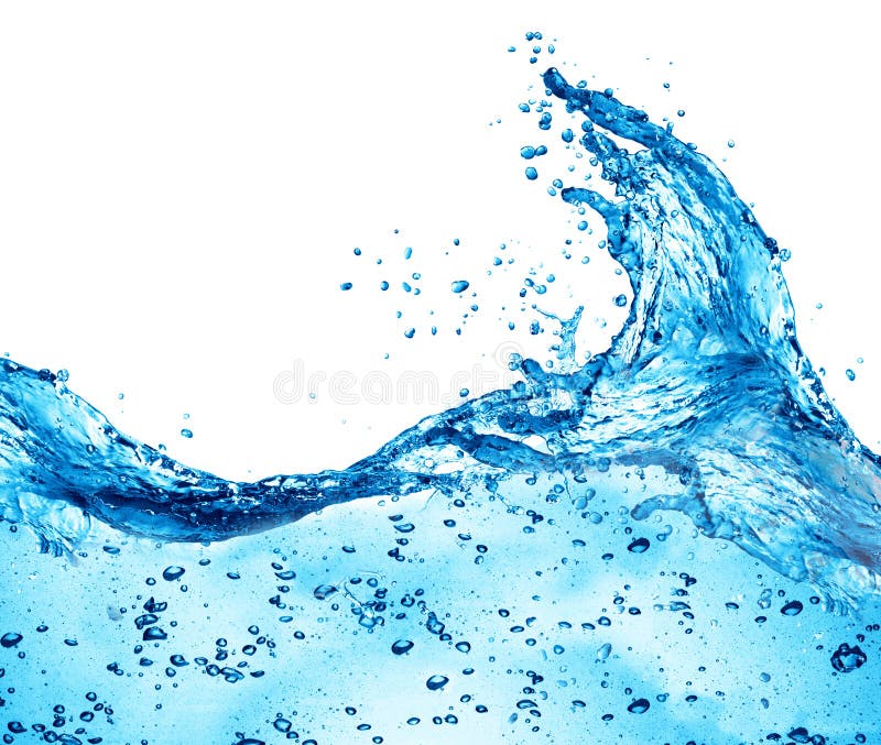 Blue water splash stock photo. Image of detail, splash - 6777778
