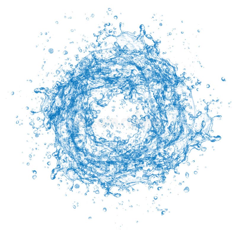 Blue Water Splash Object stock photo. Image of splash - 272665340