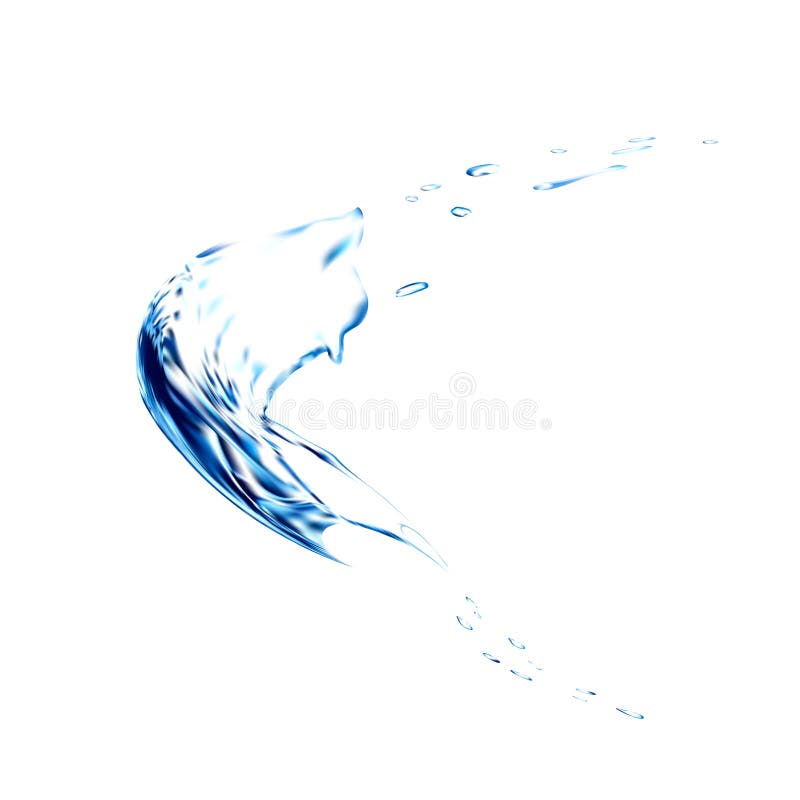 Blue Water Splash Spray Drops Aqua Splashing Blue Background Stock ...