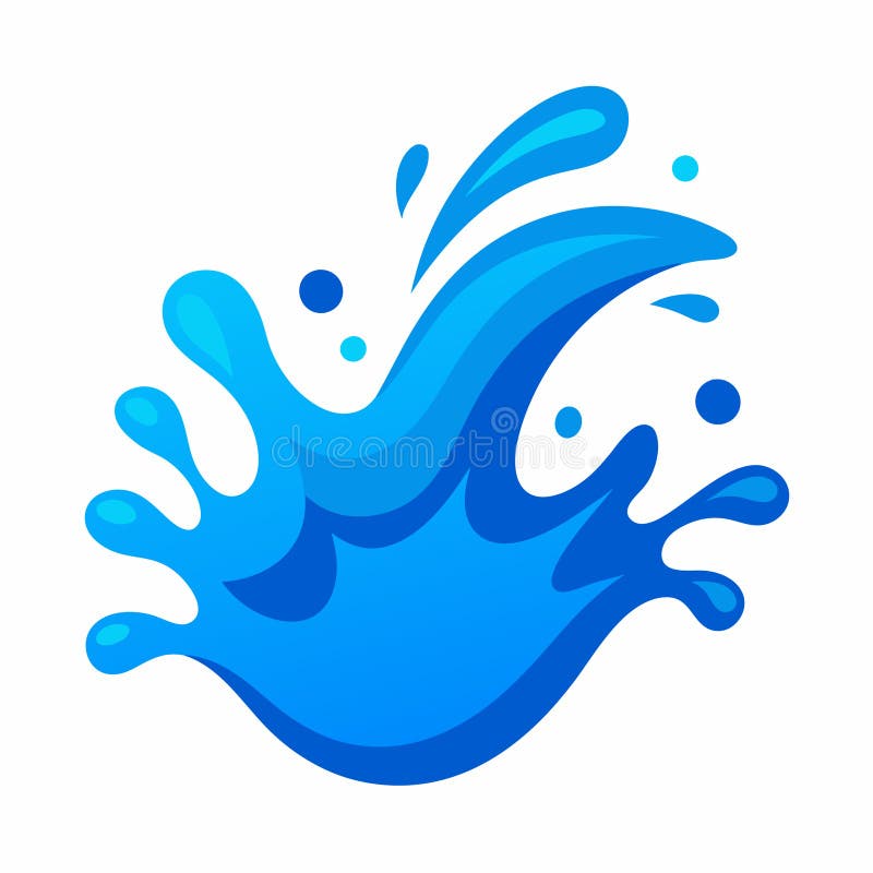 Water Splash Vector Illustration