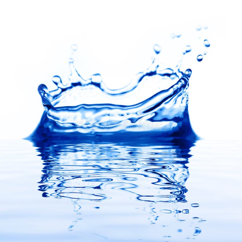 Blue water splash stock image. Image of fresh, nature - 5681859