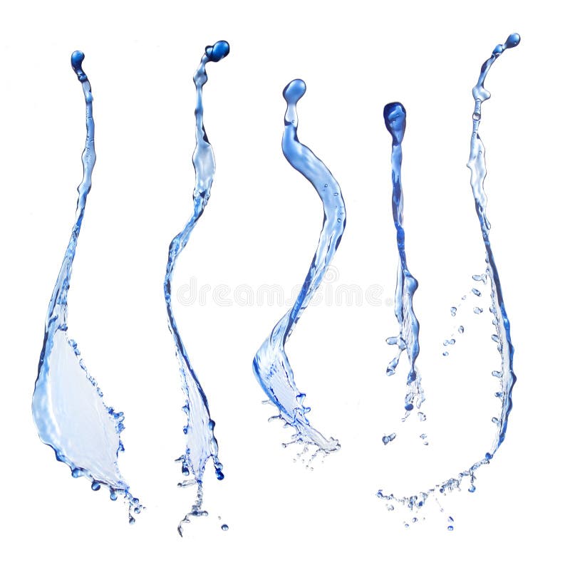 Water Splashing From A Screen Stock Illustration - Illustration of ...