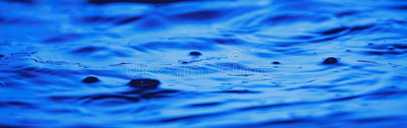 Blue Water Splashing. Liquid Drops Stock Photo - Image of underwater ...