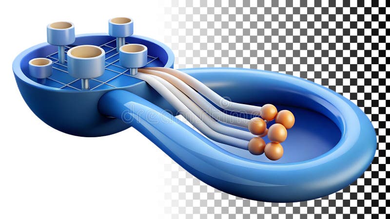 Blue Water Stream, Flowing Water and Nature Element Png Transparent ...