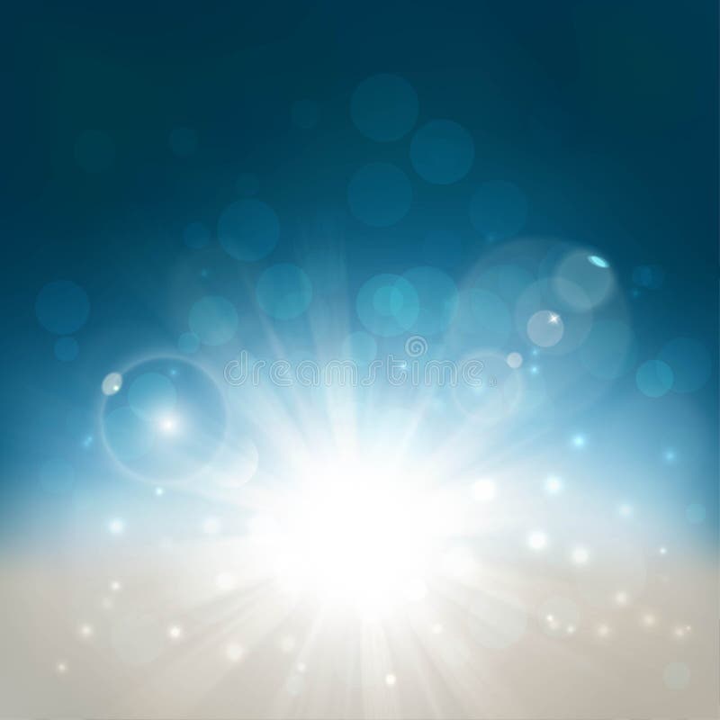 Light Summer Abstract Background Stock Vector - Illustration of blue ...