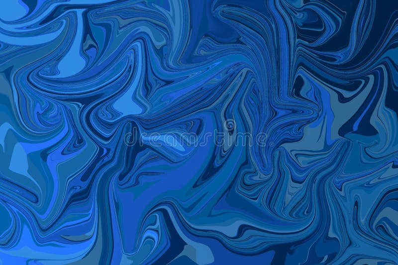 Blue Water Surface Background Water Wave Texture Element Wave Material ...