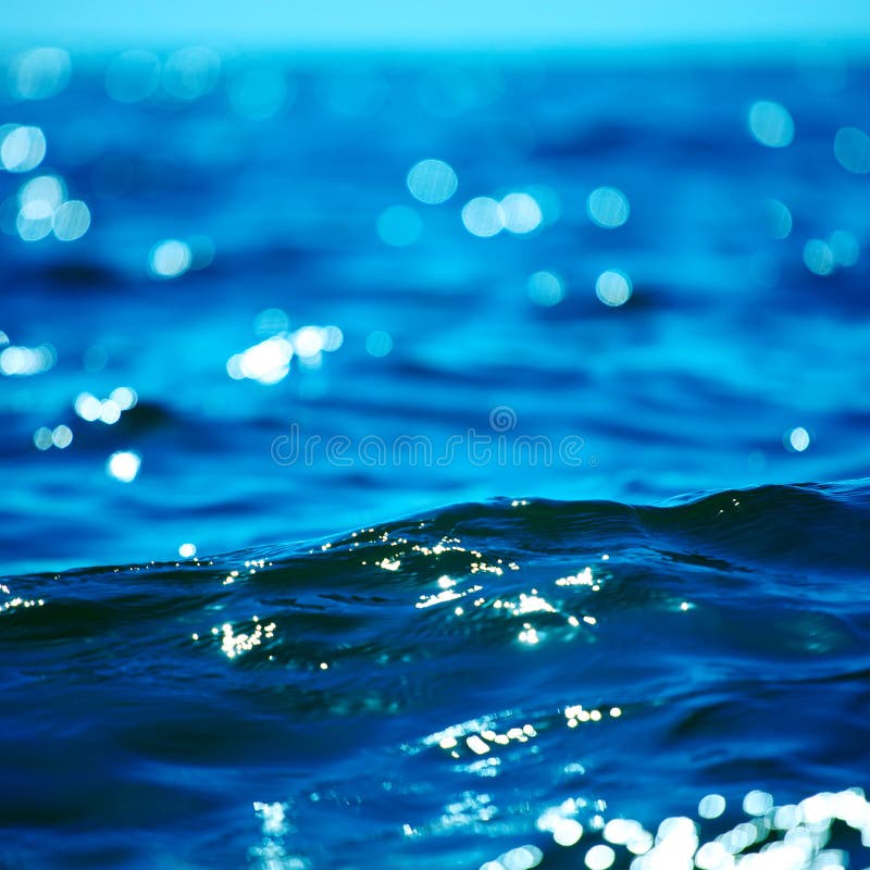 Blue water surface stock photo. Image of level, beauty - 46458710