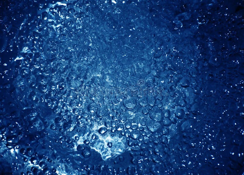 Blue Water Surface, Water Waves, Beautiful Blue Liquid for the ...