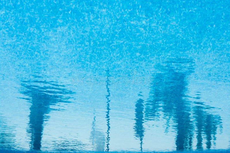 Blue Water Surface with Reflections Stock Image - Image of celebration ...