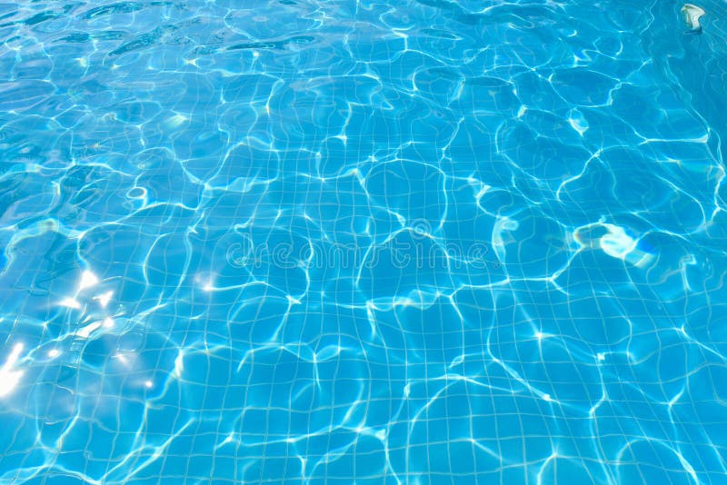 Ripple Wave and Water Surface in Swimming Pool Stock Photo - Image of ...