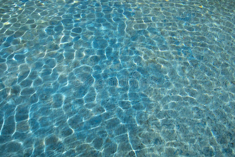 Blue Water Surface with Sun Reflection Stock Image - Image of clear ...