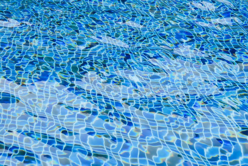 Blue Water of Swimming Pool Stock Image - Image of swimming, surface ...